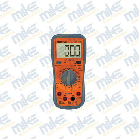 Multimetro digital truper MUT-105 – Mike Electrónica