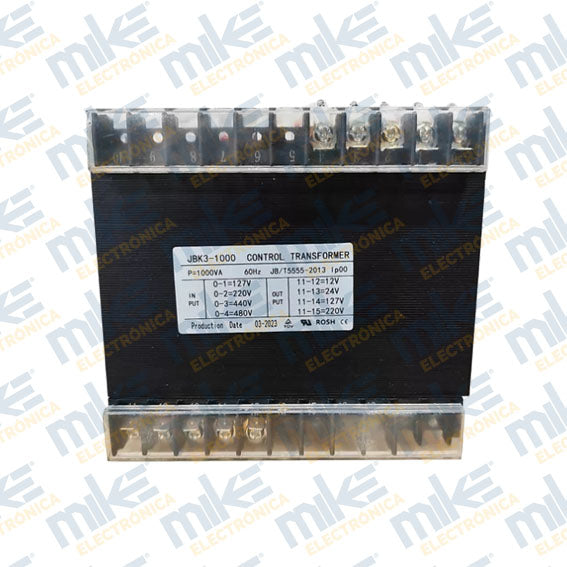 Transformador de control de control 1000VA 60HZ JBK3-1000 – Mike ...